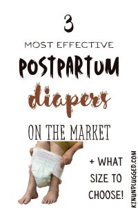 Top 3 Best Postpartum Diapers for Effective Bleeding Management - Kin ...