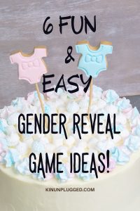 Virtual Gender Reveal Games: 6 of the Best! - Kin Unplugged