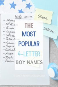 The Best 4 Letter Boy Names with Meanings - Kin Unplugged